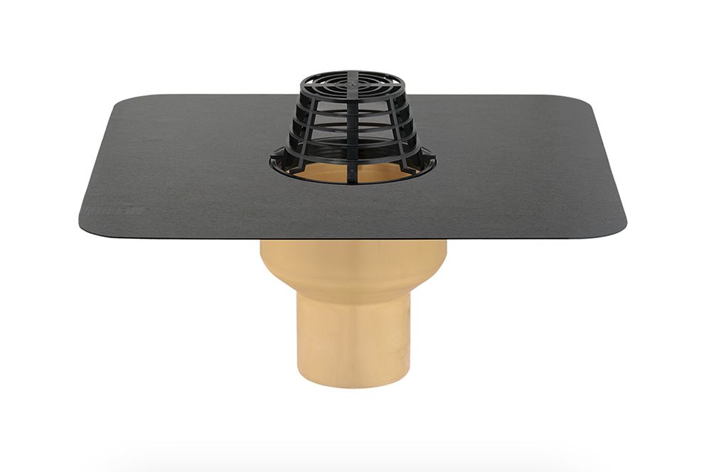 Parapet Emergency Overflow Stainless Steel DN70 - Bauder