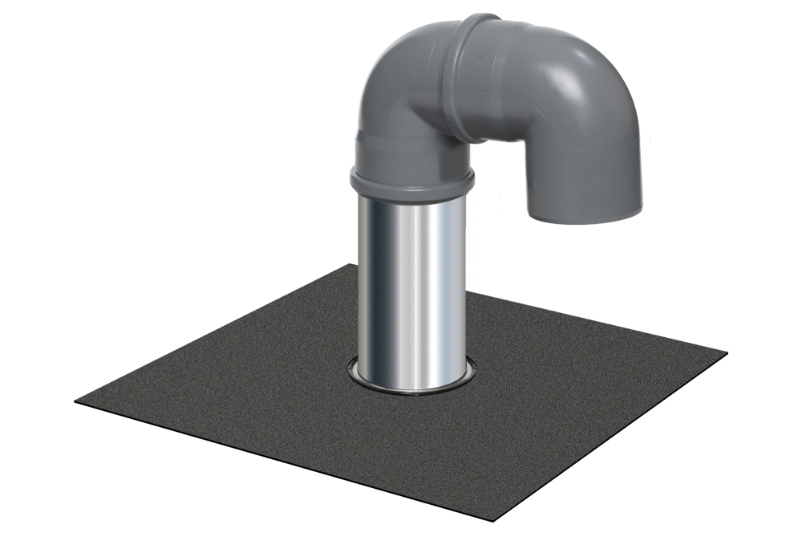 Bauder Bitumen Parapet Tell Tale Overflow DN50 - Bauder