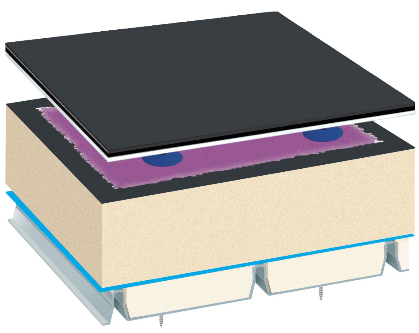 Profiled PIR Infill Overlay System - Bauder
