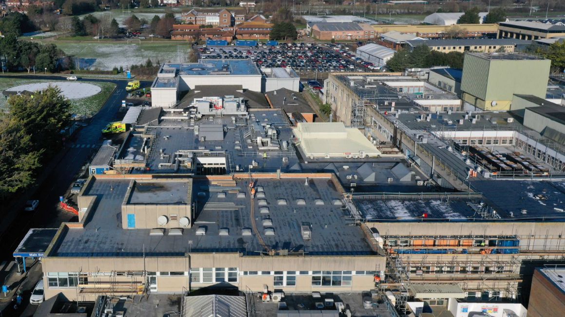 Project: Eastbourne District General Hospital - Bauder