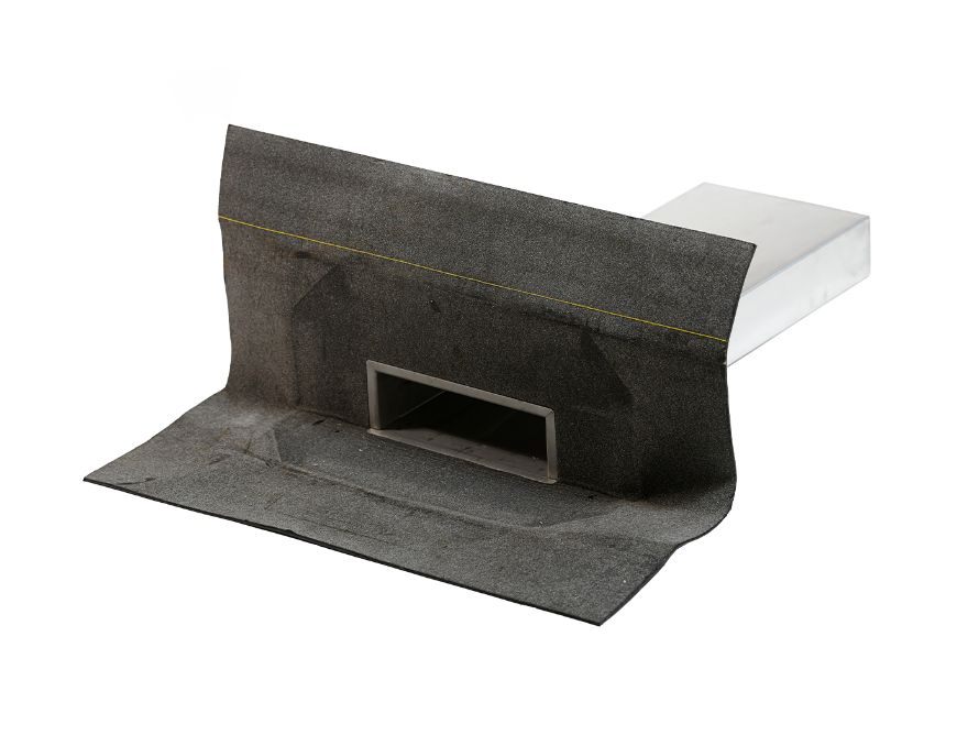 Bauder Bitumen Letterbox Parapet Outlet DN 205 - Bauder
