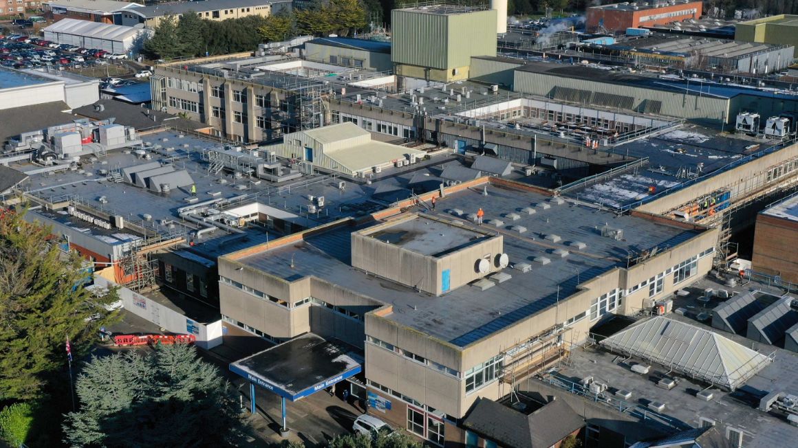 Project: Eastbourne District General Hospital - Bauder